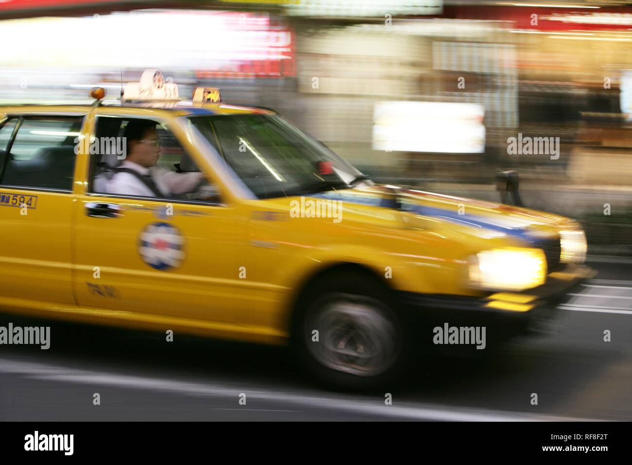 Japan, Tokyo: Taxi cap Stock Photo - Alamy