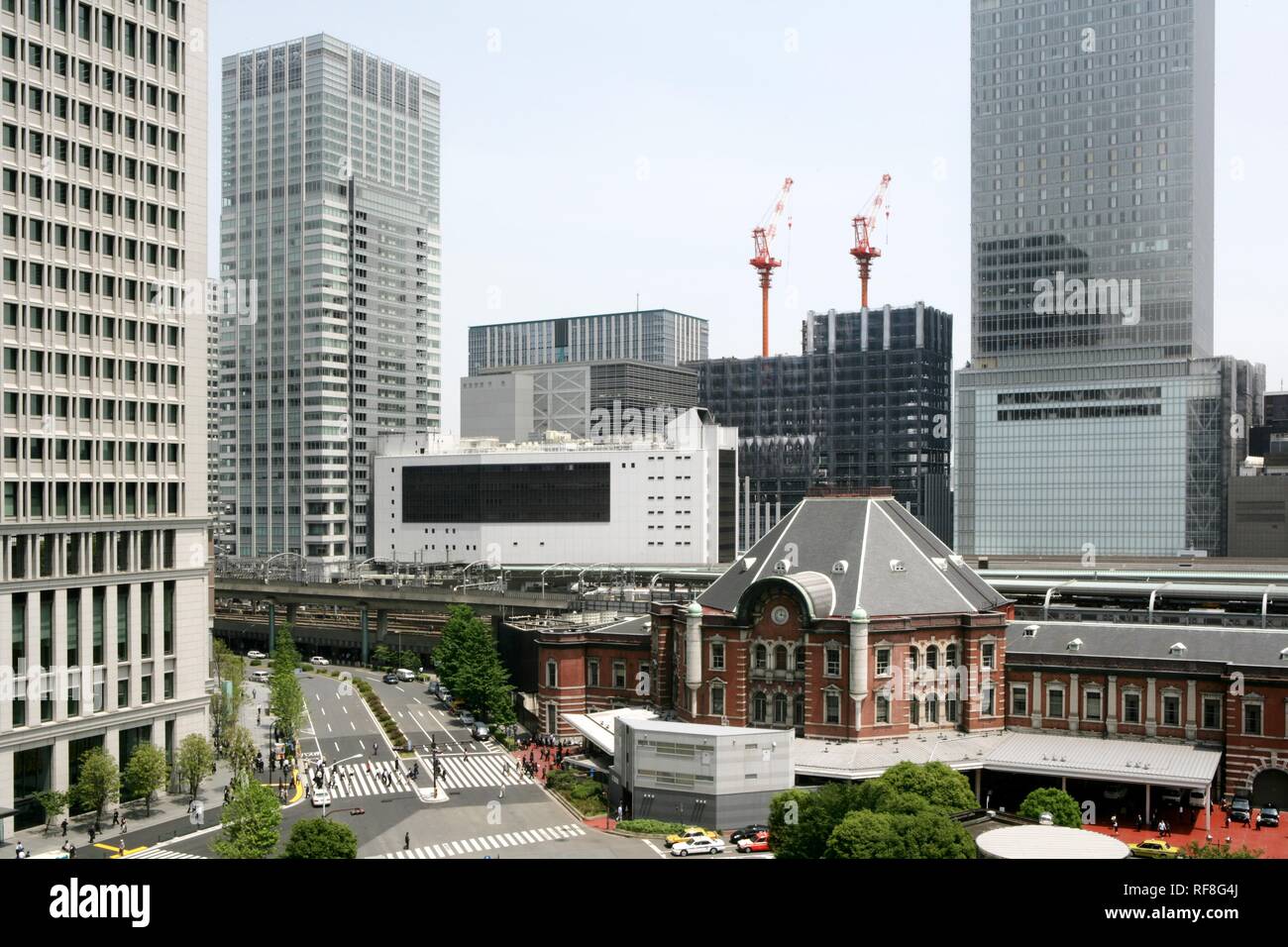 Tokyo Station area featuring many new office buildings, hotels ...