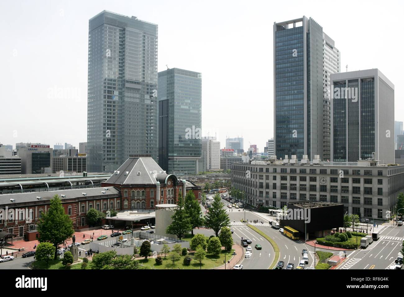 Tokyo Station area featuring many new office buildings, hotels ...