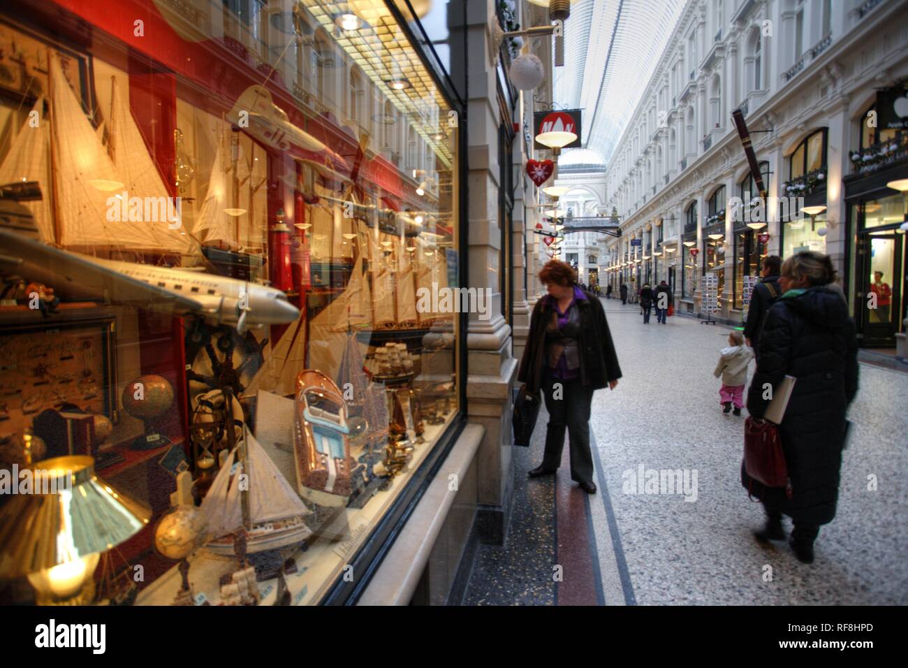 Historic shopping arcade "De Passage, " The Hague, The Netherlands ...