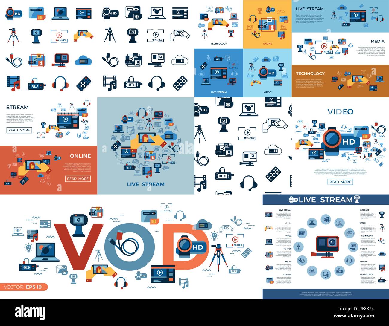 Cinema movie infographics hi-res stock photography and images - Alamy
