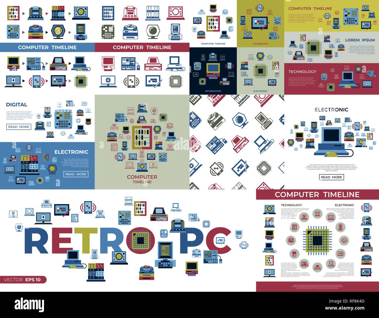 Timeline of computing hi-res stock photography and images - Alamy