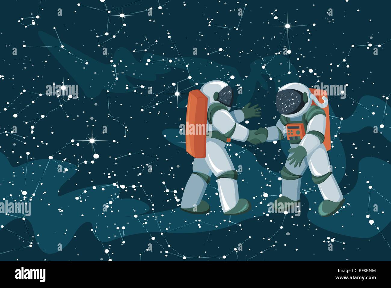 Cartoon handshake hi-res stock photography and images - Alamy