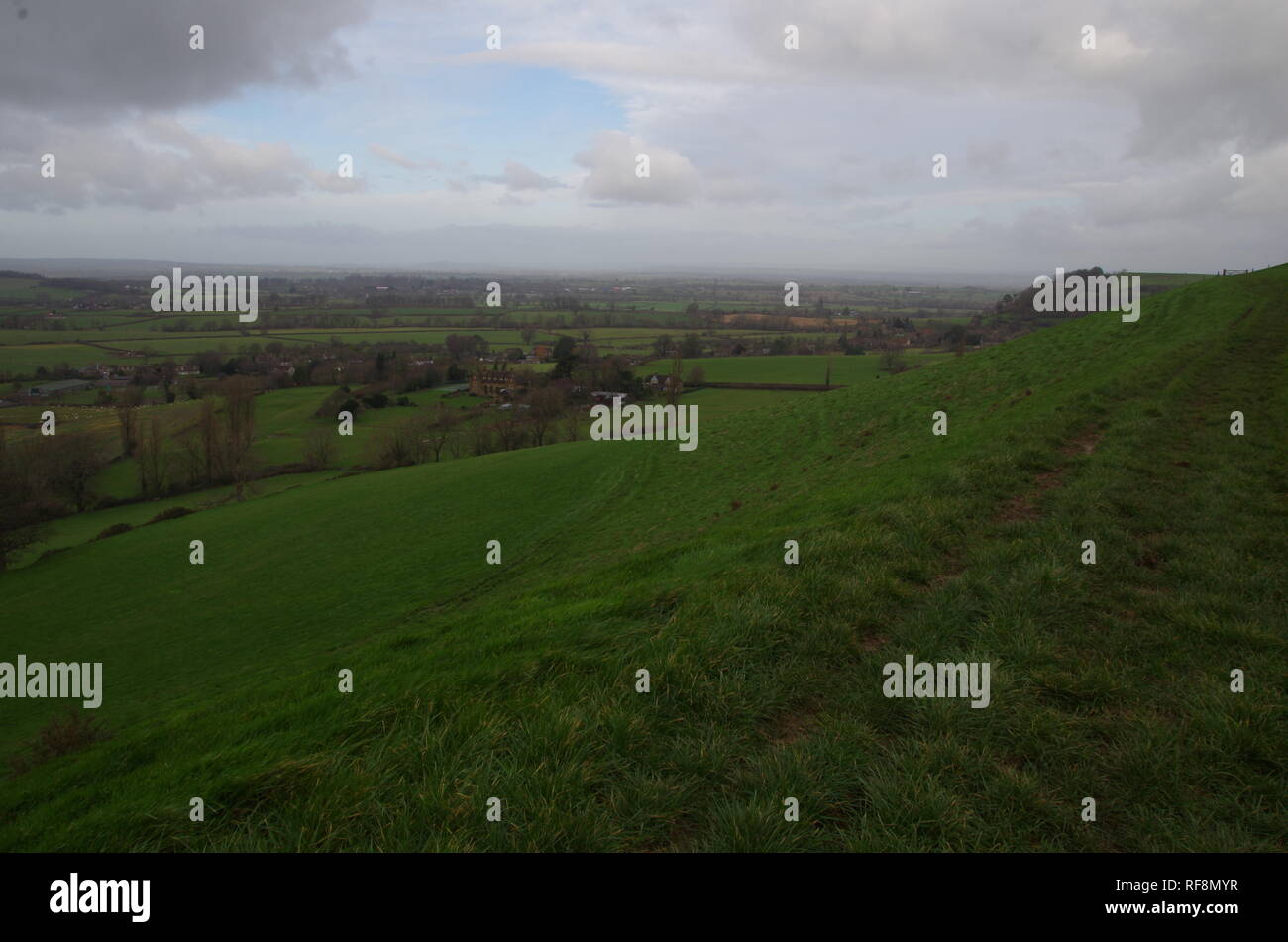 The Macmillan Way. Long-distance trail. Somerset. England. UK Stock ...