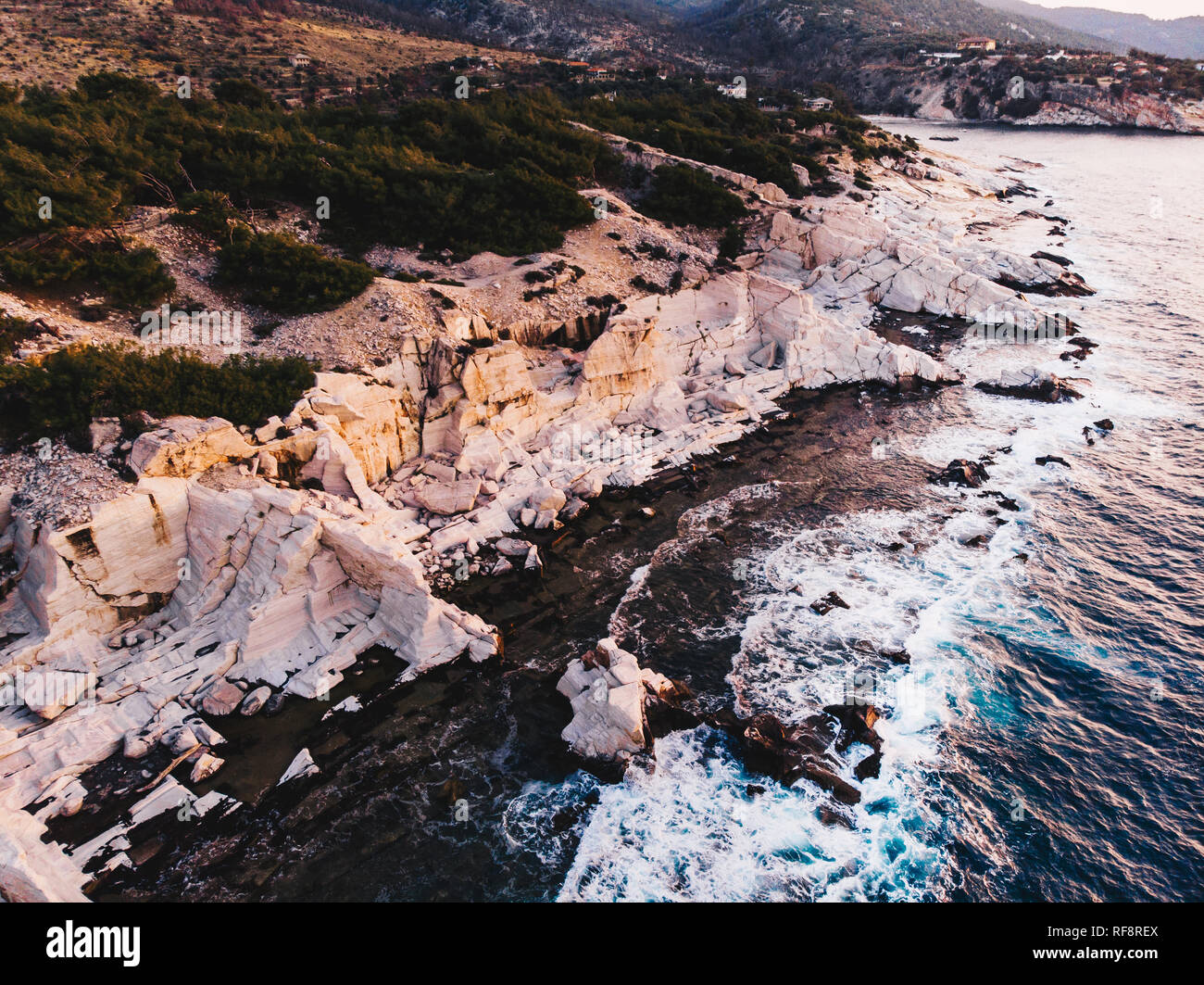 Port of aliki hi-res stock photography and images - Alamy