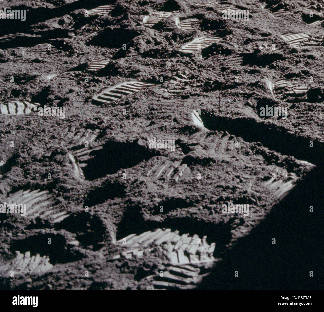 Vintage moon landing and space themed photo Stock Photo - Alamy