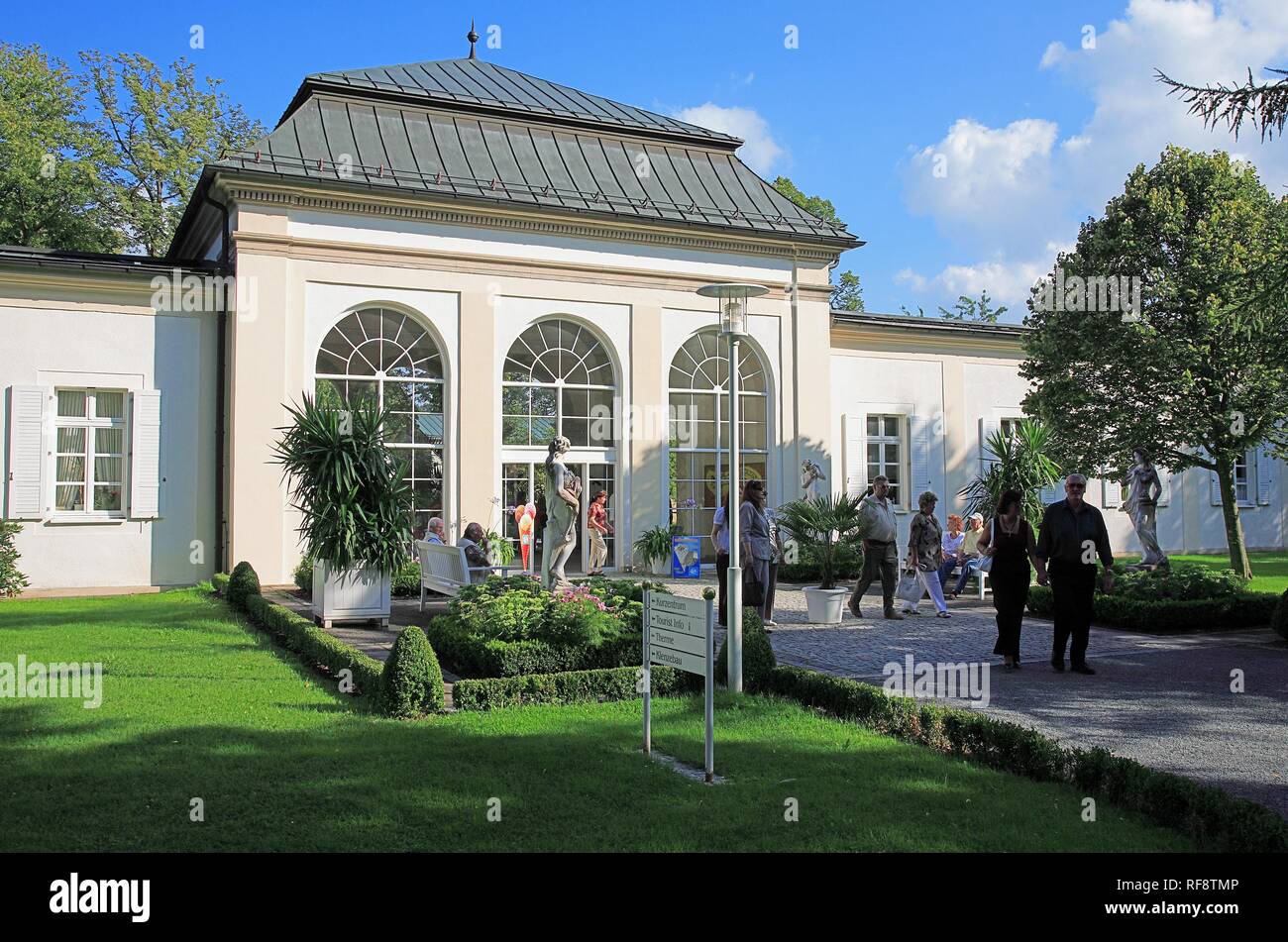 Spa centre in Bad Steben, Upper Franconia, Bavaria Stock Photo - Alamy