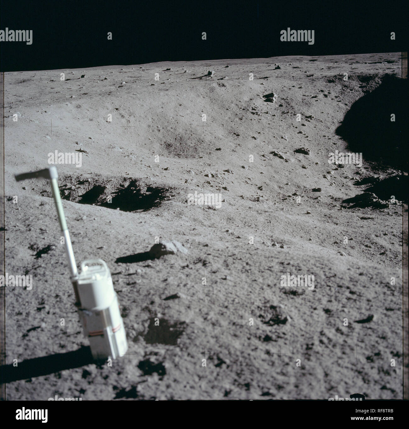 Vintage moon landing and space themed photo Stock Photo - Alamy