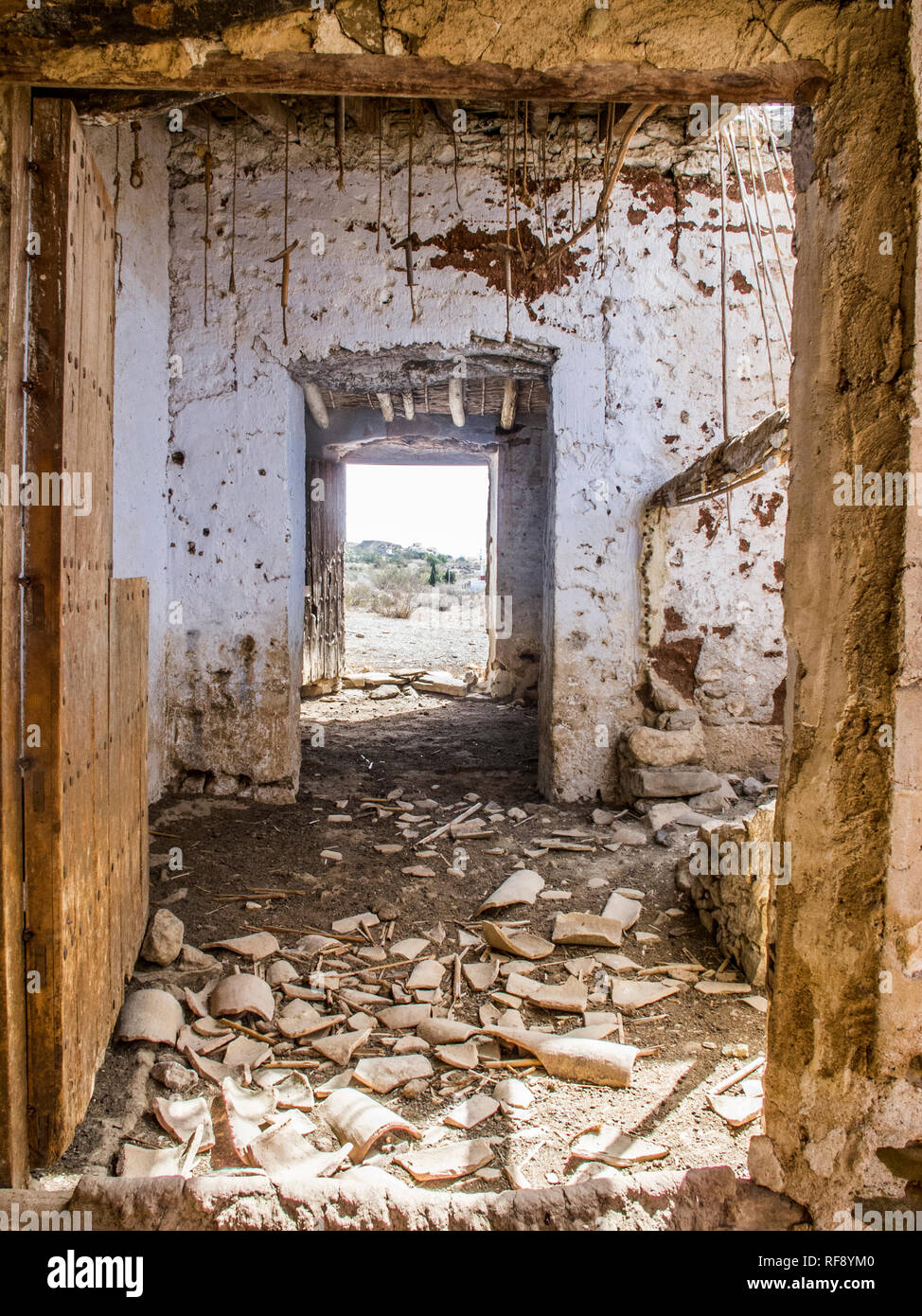 Derelict building interior Stock Photo - Alamy