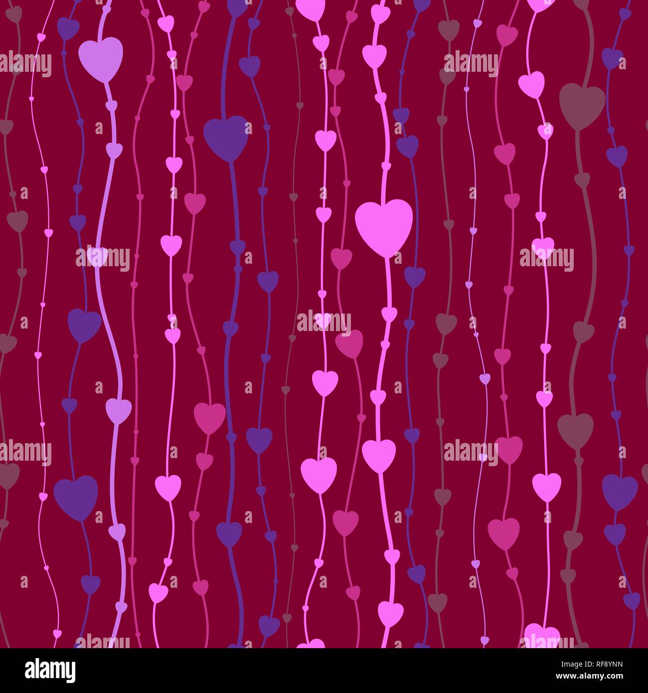 Red hearts from paper Stock Vector Images - Alamy