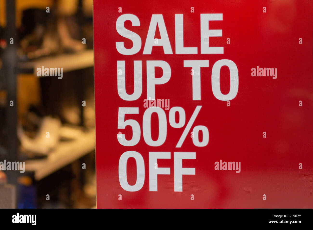 Percentage Off Signs