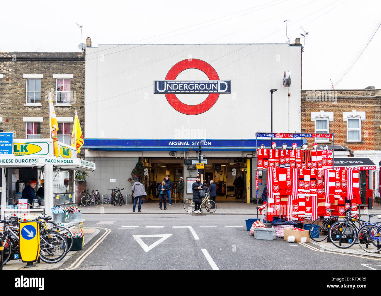 Arsenal underground station hi-res stock photography and images - Alamy