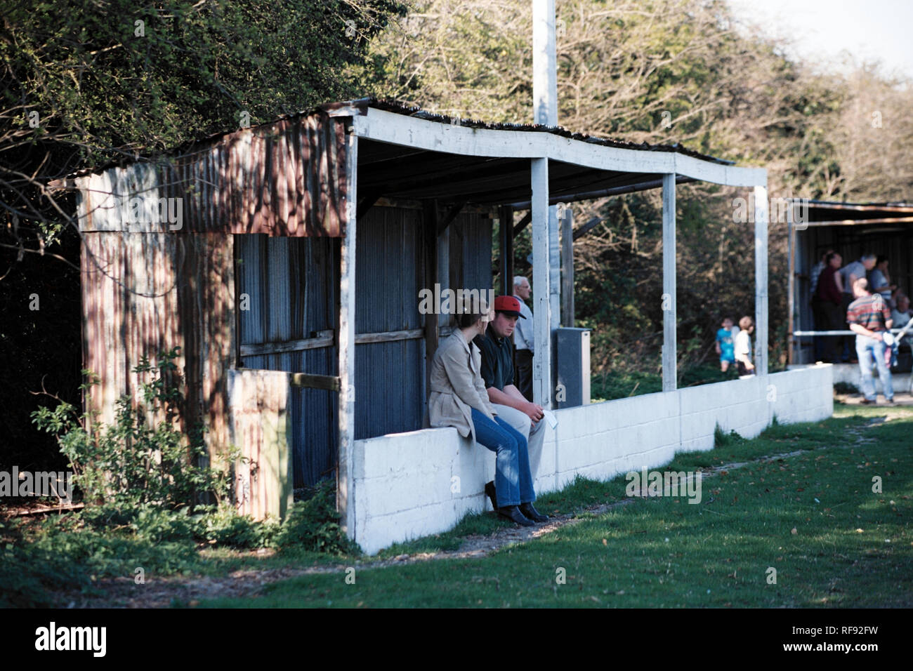 General view of Wantage Town FC Football Ground, Alfredian Park, Manor ...