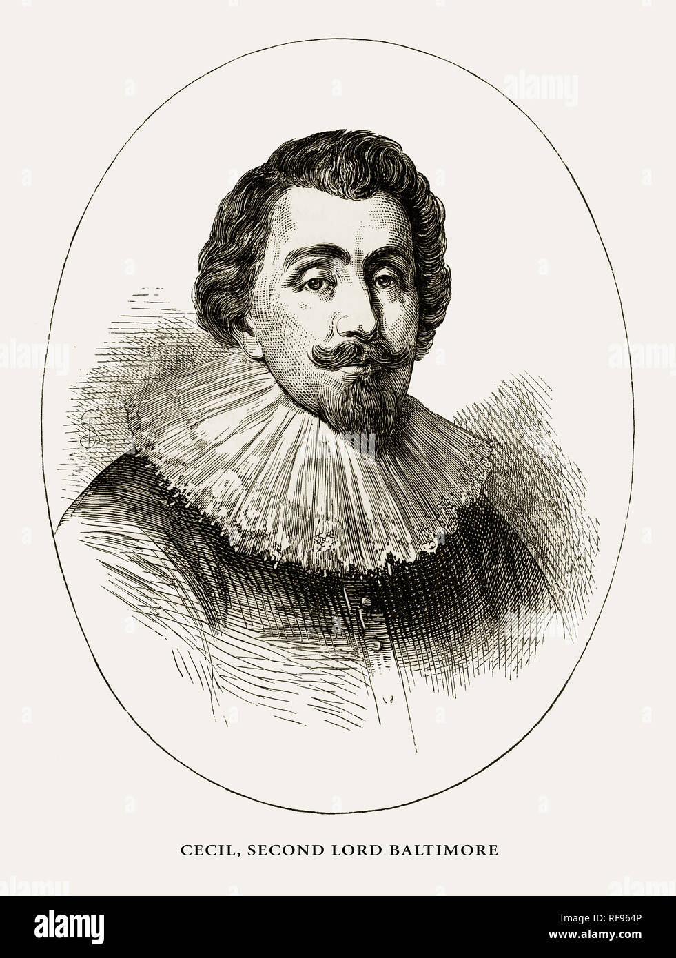 Cecil second lord baltimore hi-res stock photography and images - Alamy