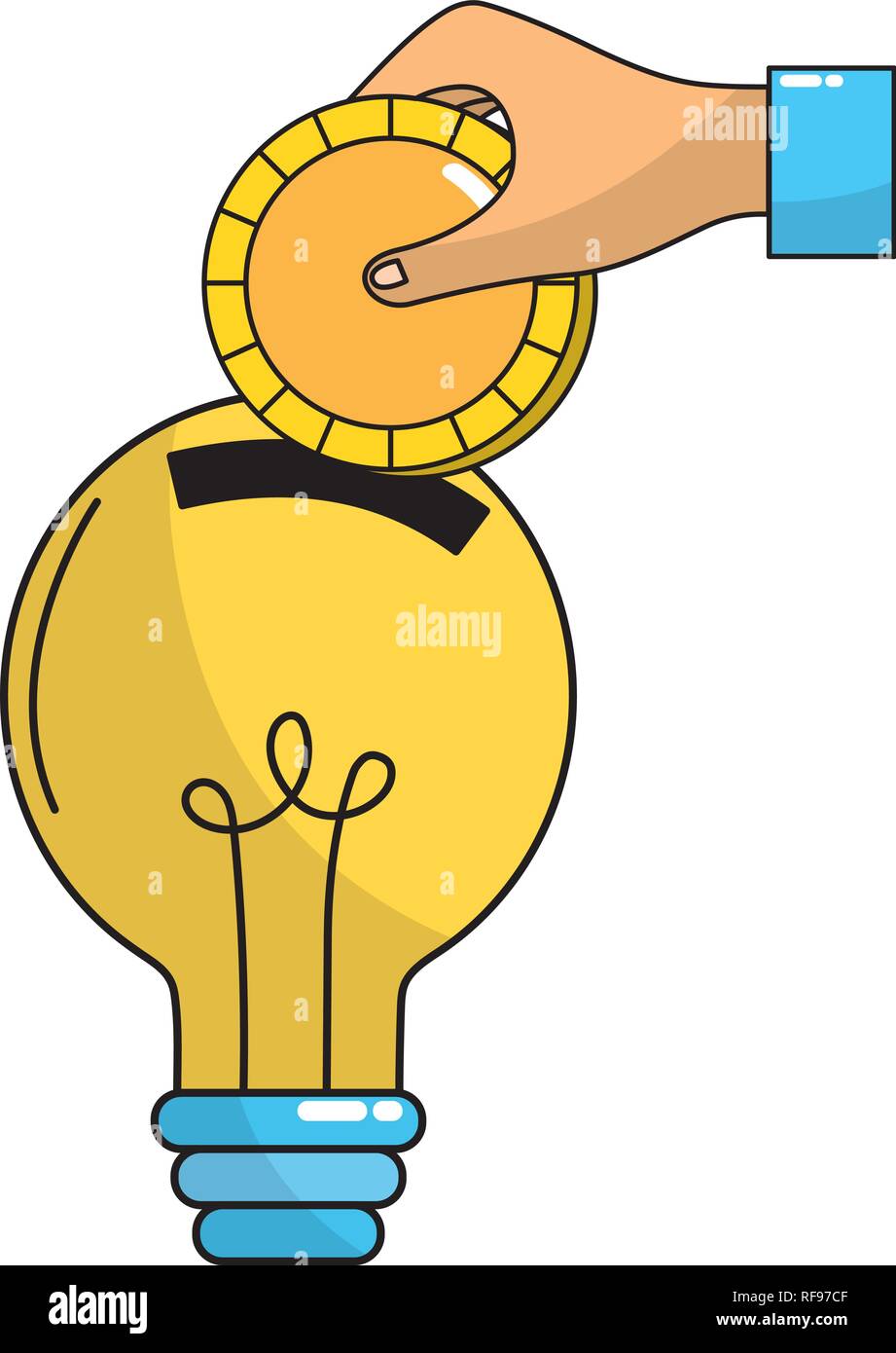 saving money idea Stock Vector Image & Art - Alamy