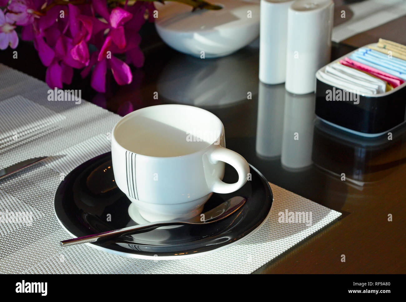 Table setting high tea above hi-res stock photography and images - Alamy