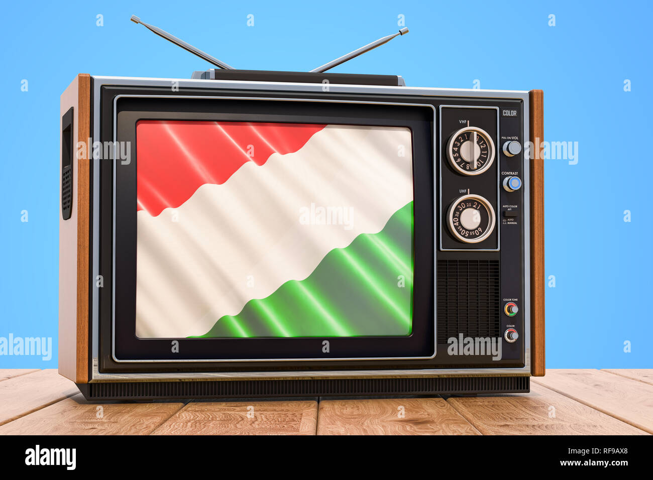 Hungarian Television concept, 3D rendering Stock Photo - Alamy