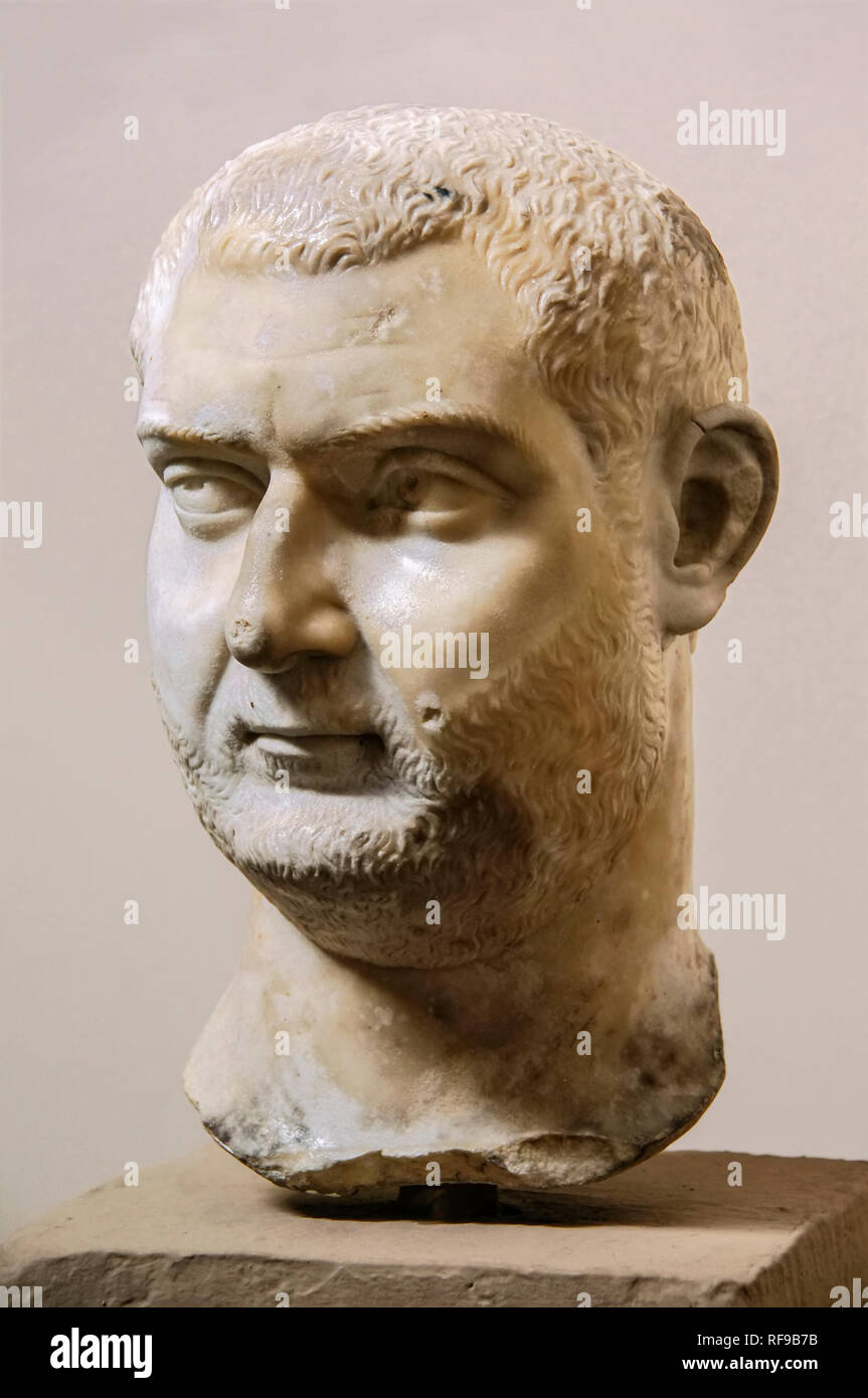 Emperor Balbinus. Ephesus Archaeological Museum, Selçuk, Izmir Province ...