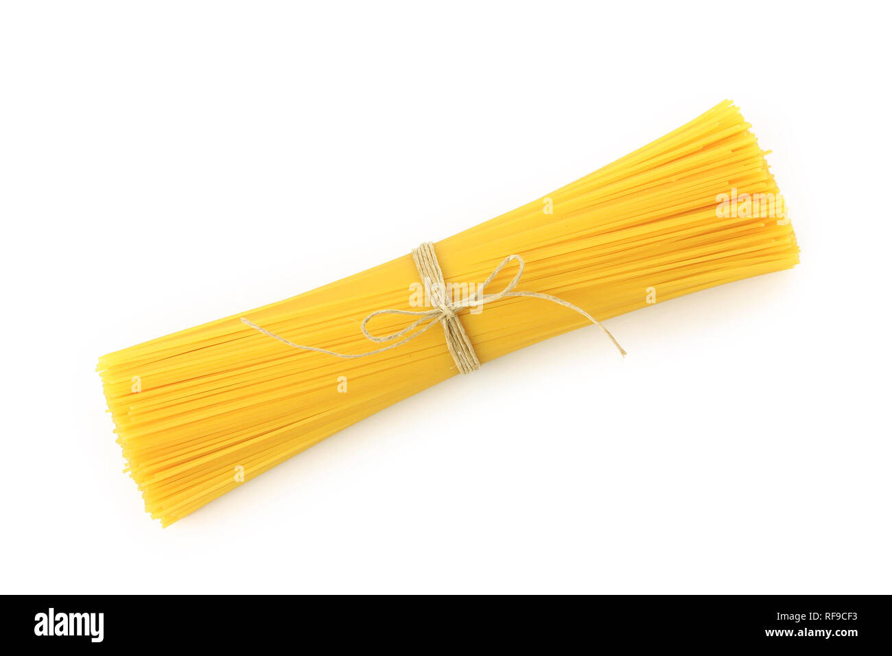 Italian spaghetti, isolated on white Stock Photo - Alamy
