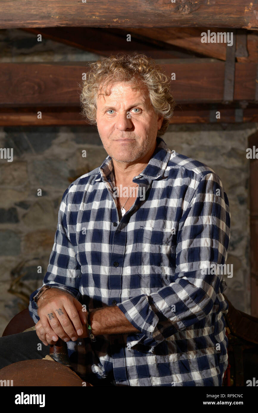 Renzo Rosso, Italian founder and CEO of fashion brand Diesel ...
