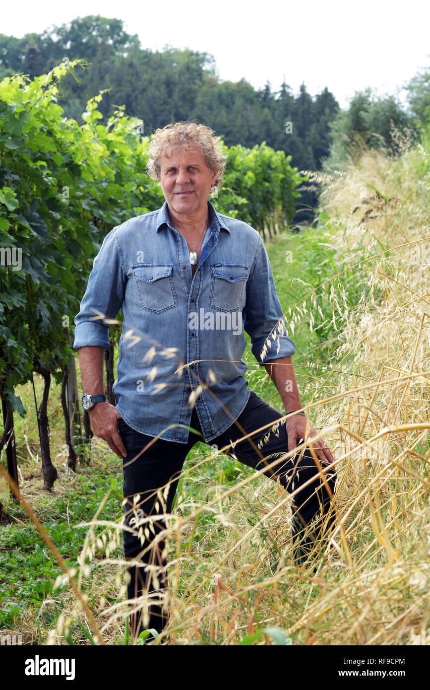 Renzo Rosso, Italian founder and CEO of fashion brand Diesel ...