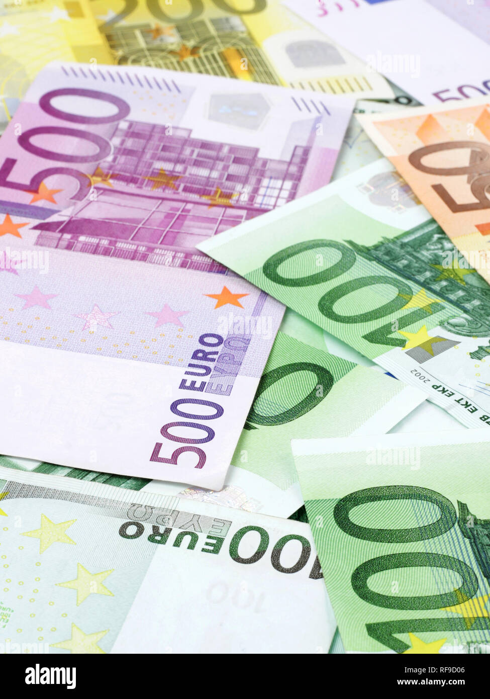 Background image of Euro banknotes Stock Photo - Alamy