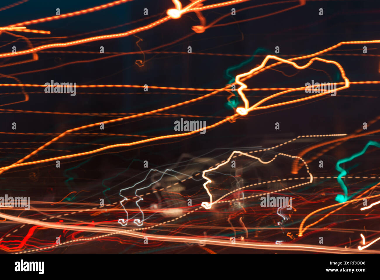 Long exposure light trails hi-res stock photography and images - Alamy