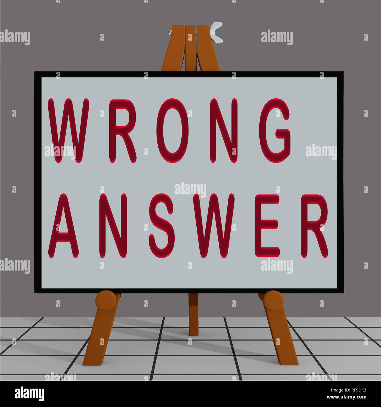 Wrong answer hi-res stock photography and images - Alamy