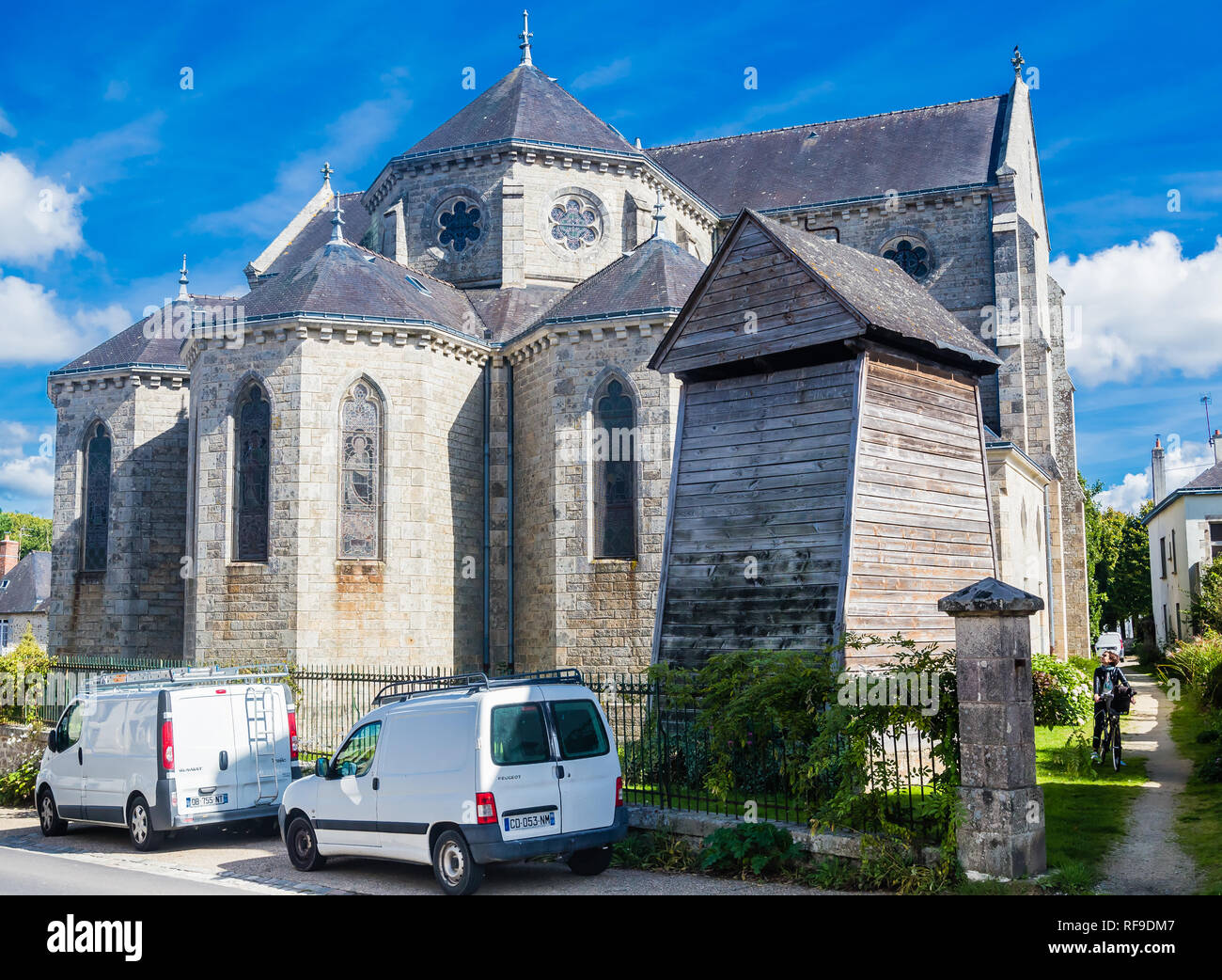 Church of Pont-Scorff. Canton of Pont-Scorff, arrondissement of Lorient ...