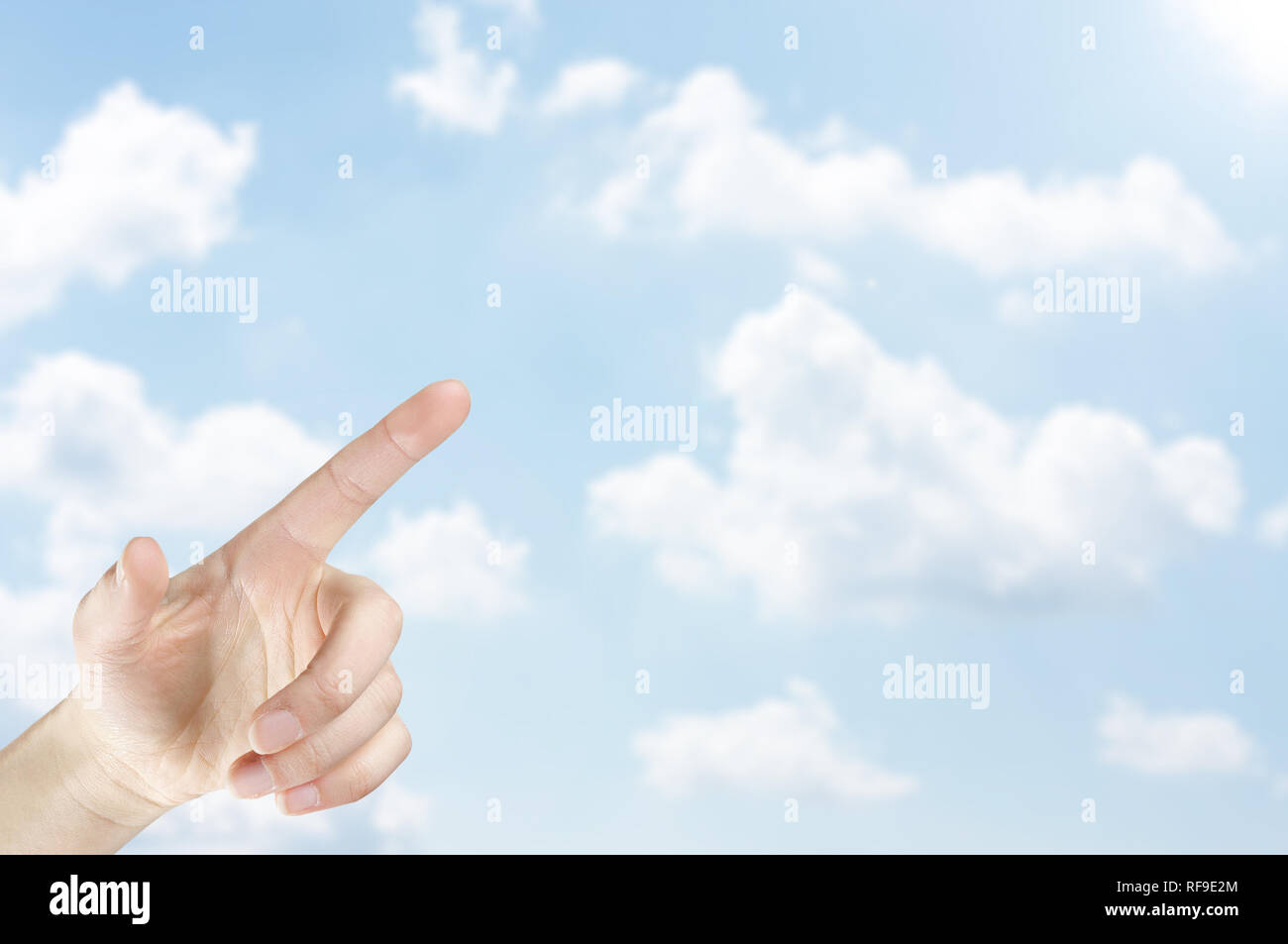 Holy spirit hand light hi-res stock photography and images - Alamy
