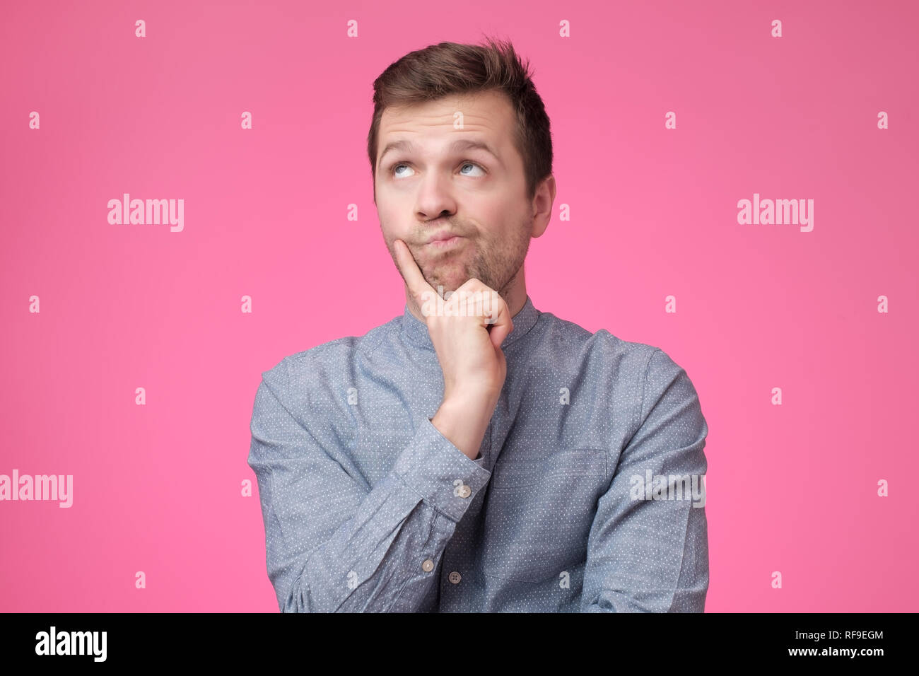 Pensive thinking thoughtful concerned hi-res stock photography and ...