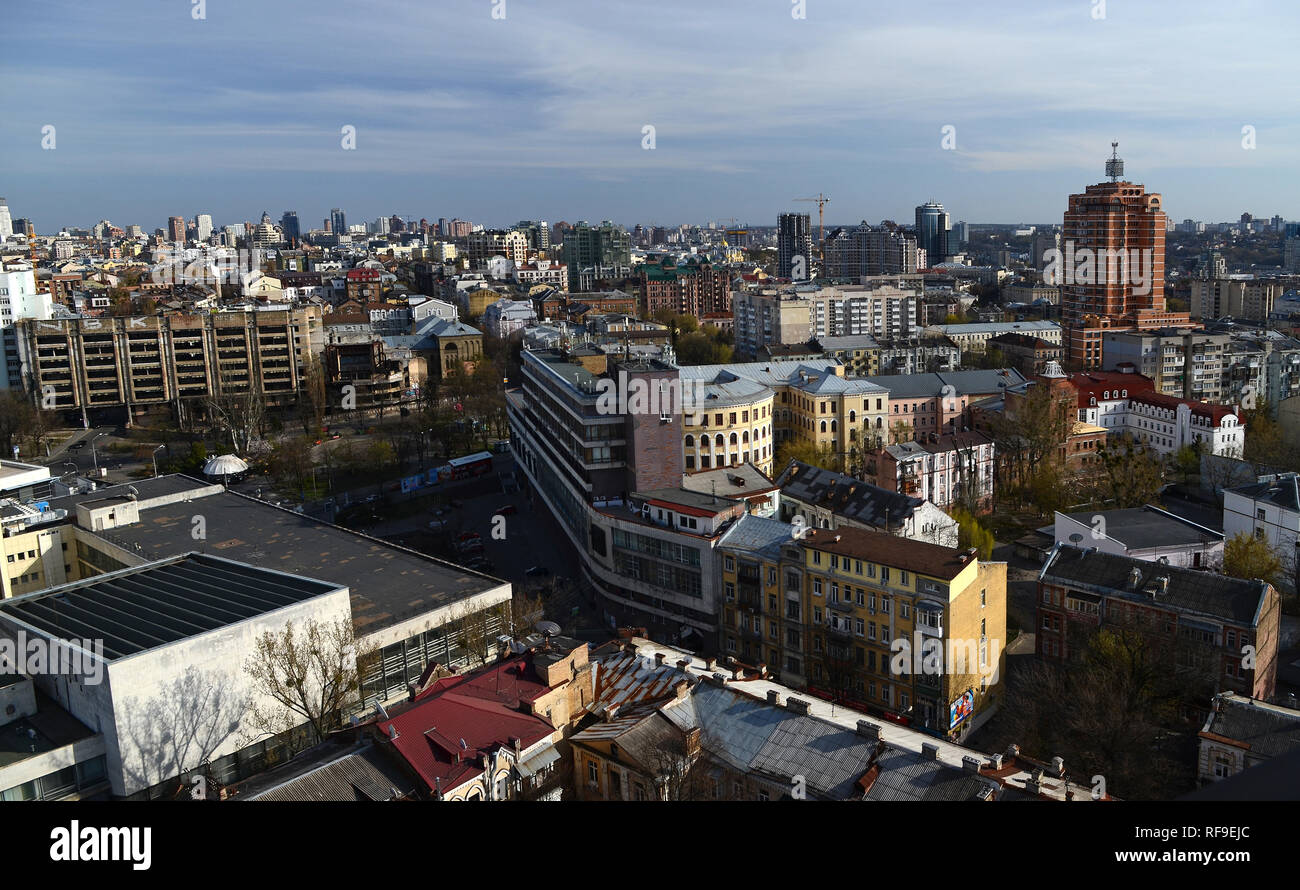 Urban garden architecture from a birds eye view hi-res stock ...