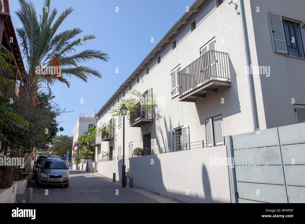 Jaffa American Colony Neighbourhood in Tel Aviv, Israel Stock Photo - Alamy