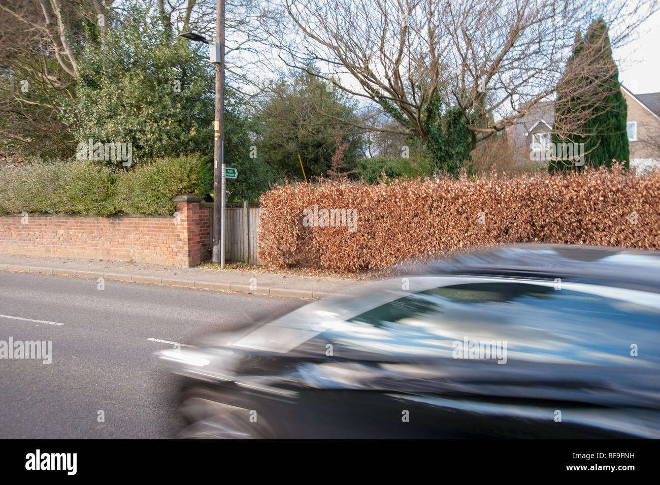 UK road scenes featuring a bus, lorry, and cars navigating winding ...