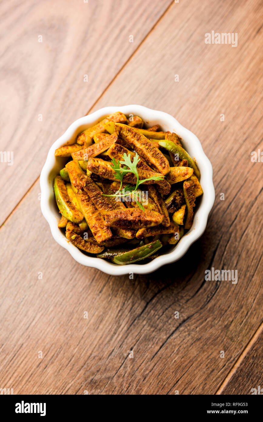 Tindora Sabzi / Tendli / tondli Fry also known as Ivy Gourd fry recipe ...