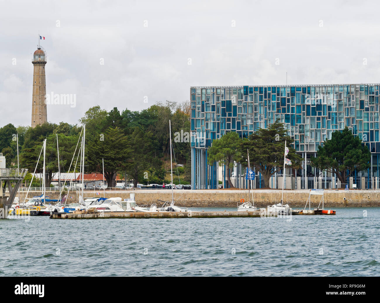 Lorient (Brittany, north-western France): building housing the Lorient ...