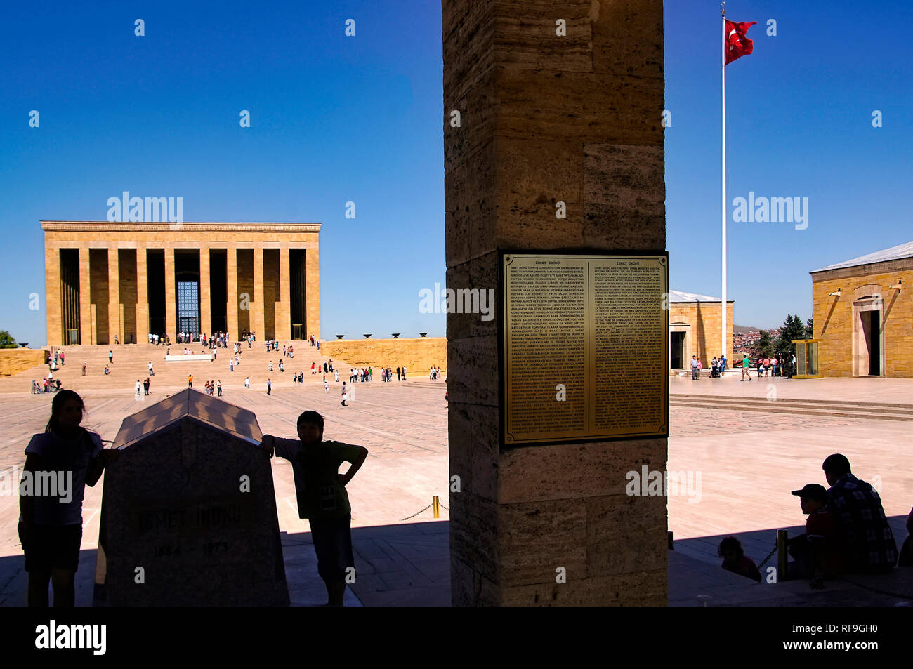 Anitkabir. Atatürk Mausoleum in the Maltepe area, Ankara. Turkey Stock ...