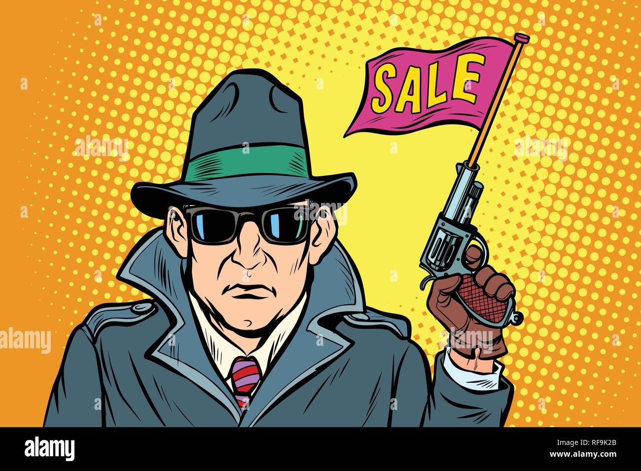 Agent sign Stock Vector Images - Alamy