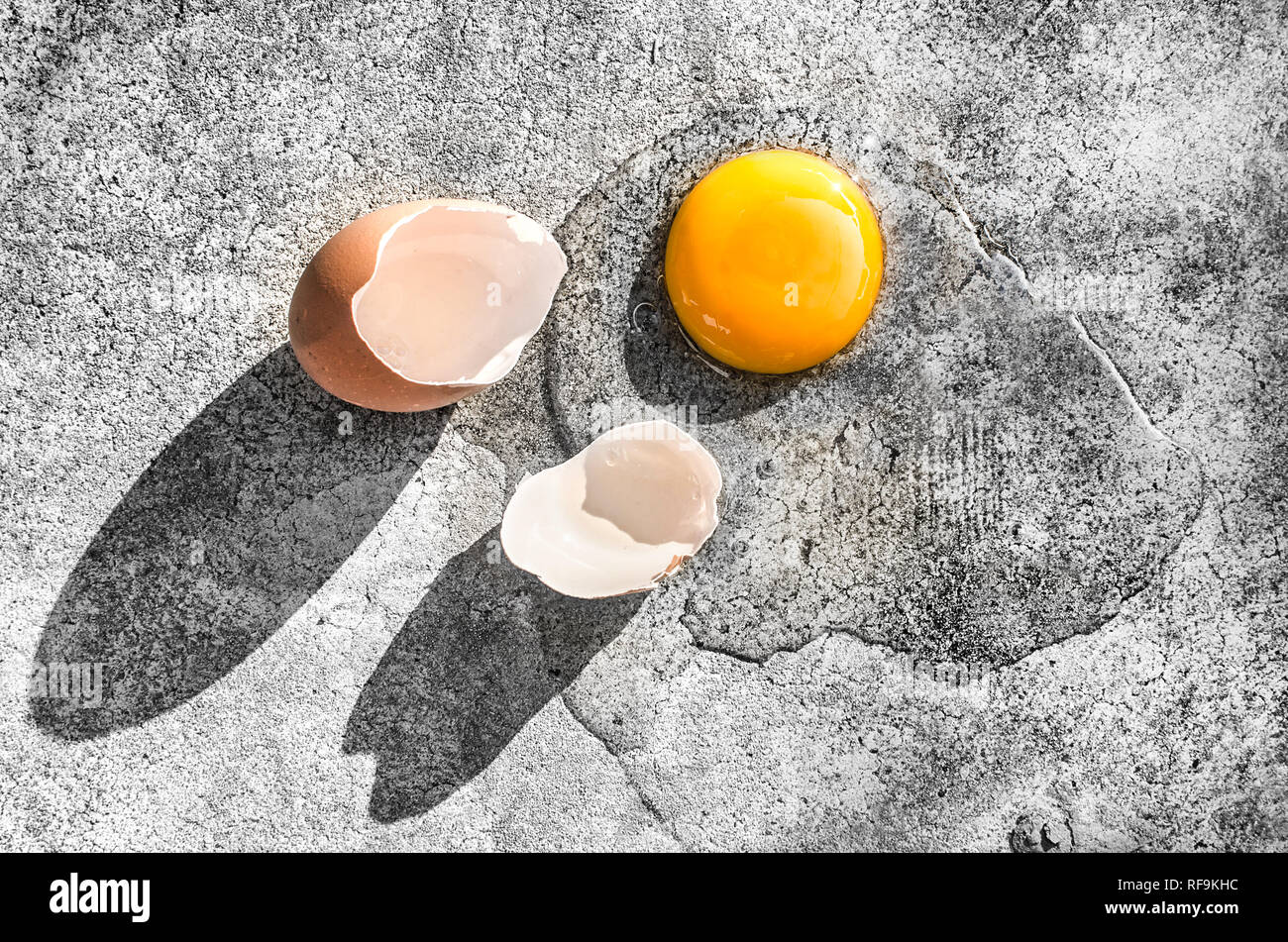 Eggshells on floor hi-res stock photography and images - Alamy