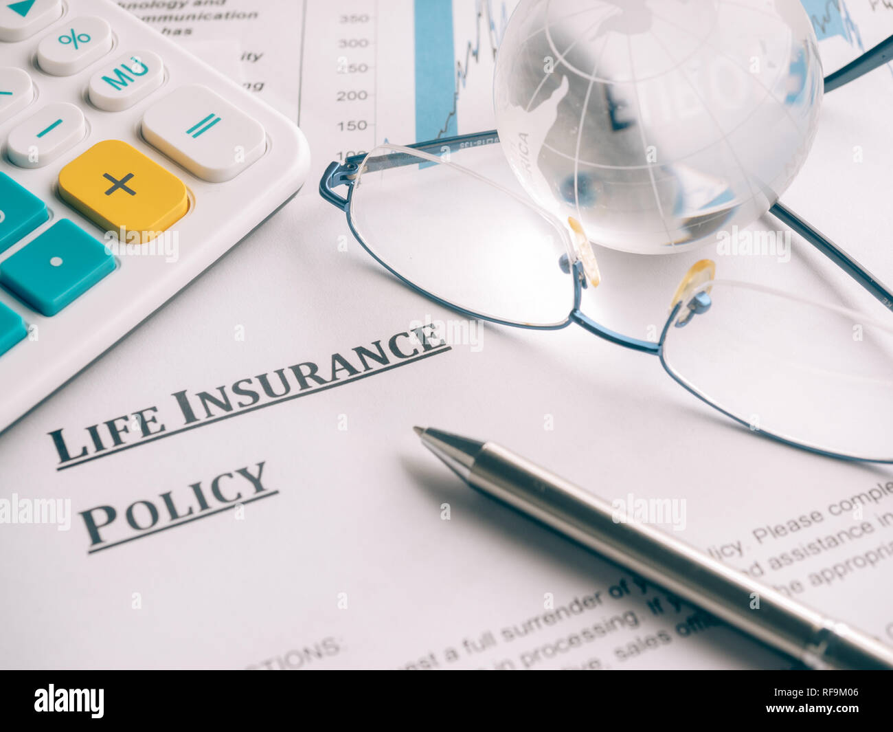 life insurance policy Stock Photo - Alamy