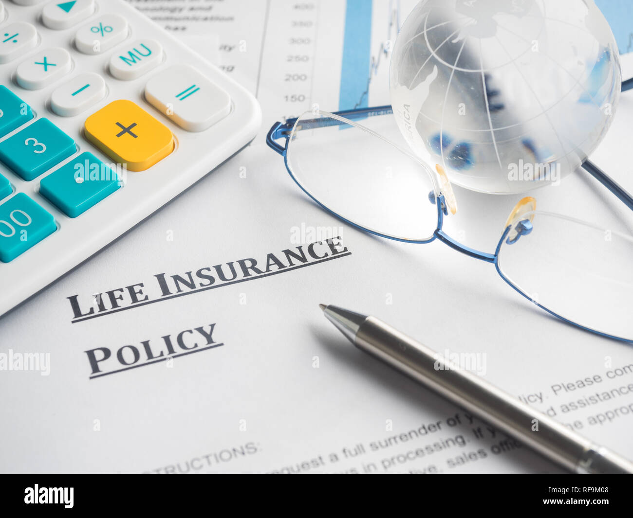life insurance policy Stock Photo - Alamy