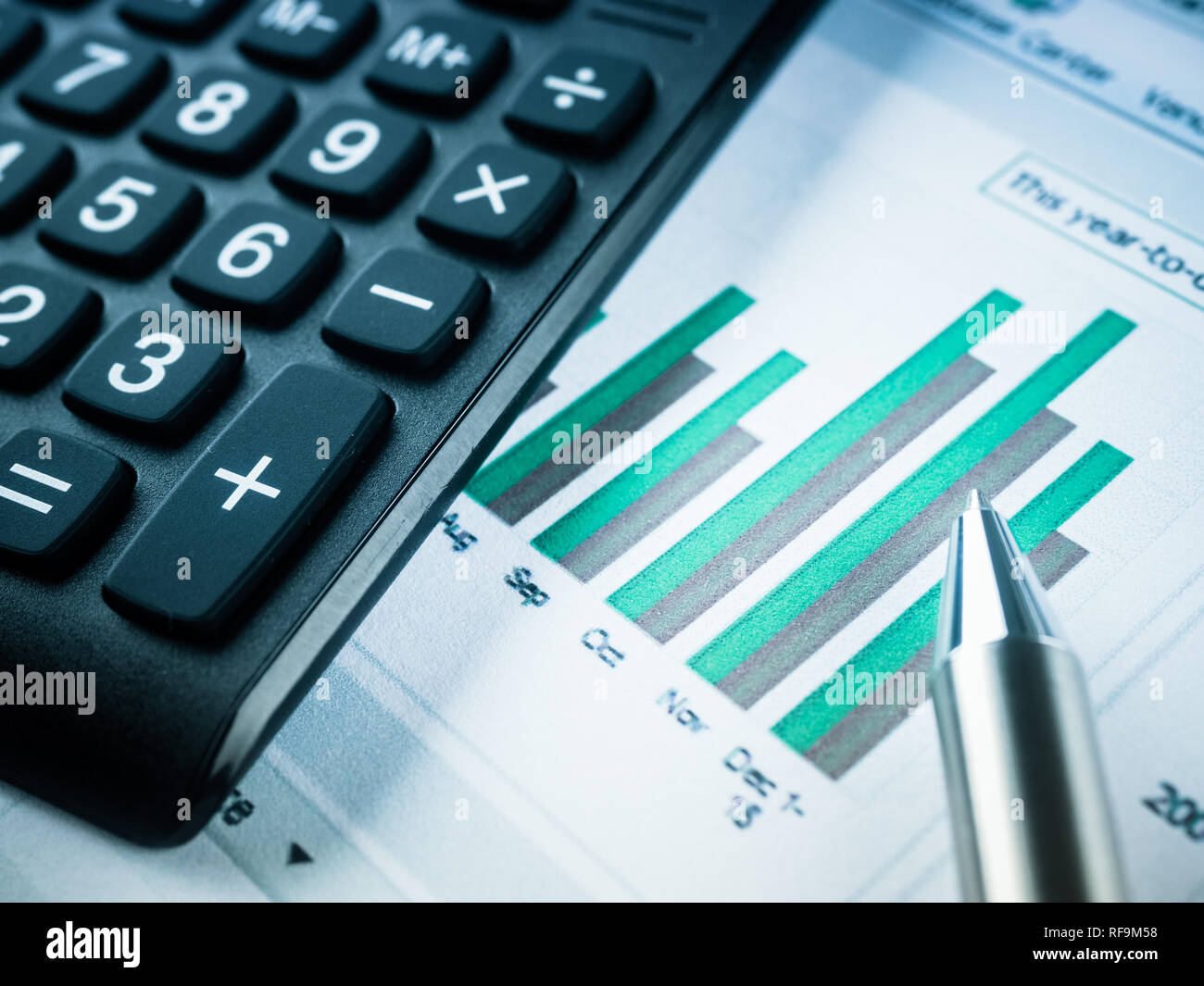 Stock Market Finance Account Report Stock Photo - Alamy