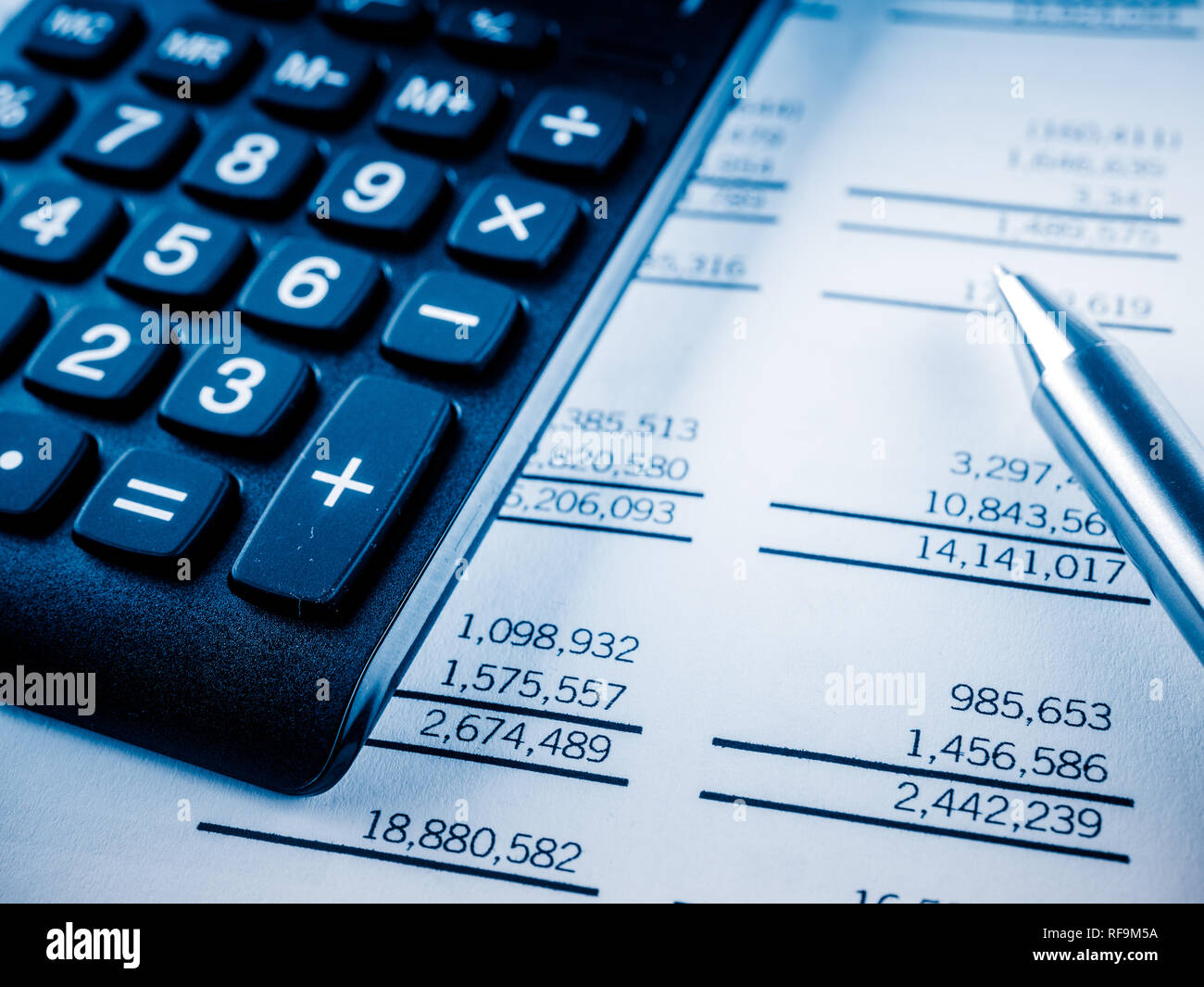 Stock Market Finance Account Report Stock Photo - Alamy