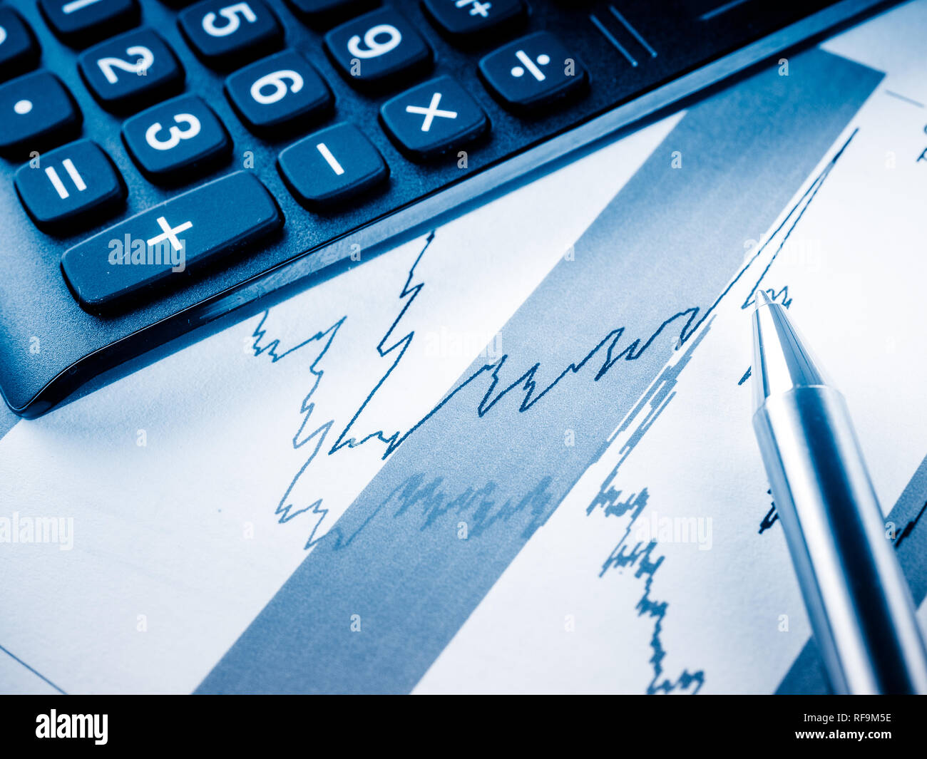Stock Market Finance Account Report Stock Photo - Alamy