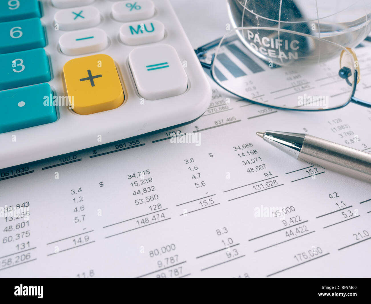Stock Market Finance Account Report Stock Photo - Alamy