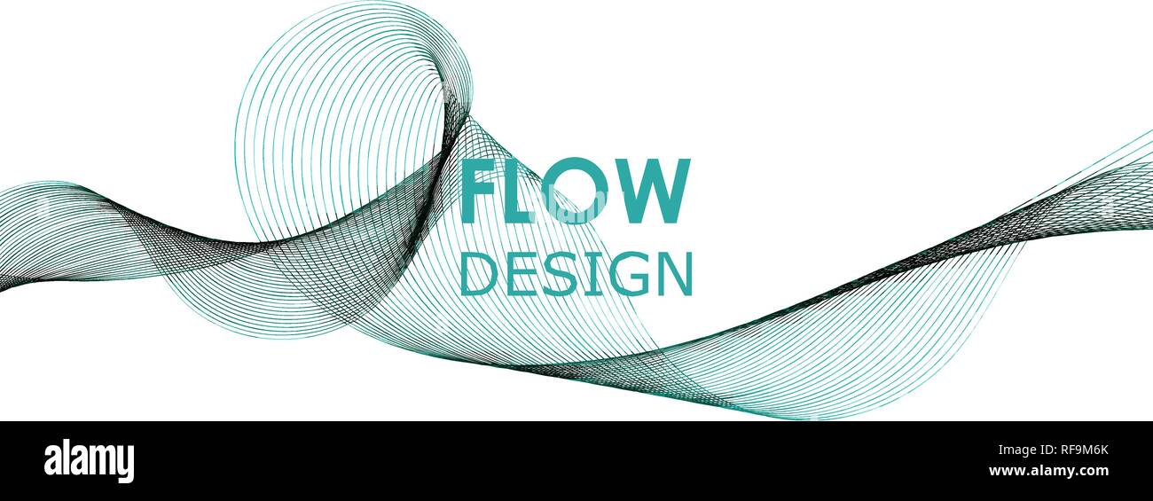 Flow shapes design. Liquid wave background. Abstract 3d flow shape ...
