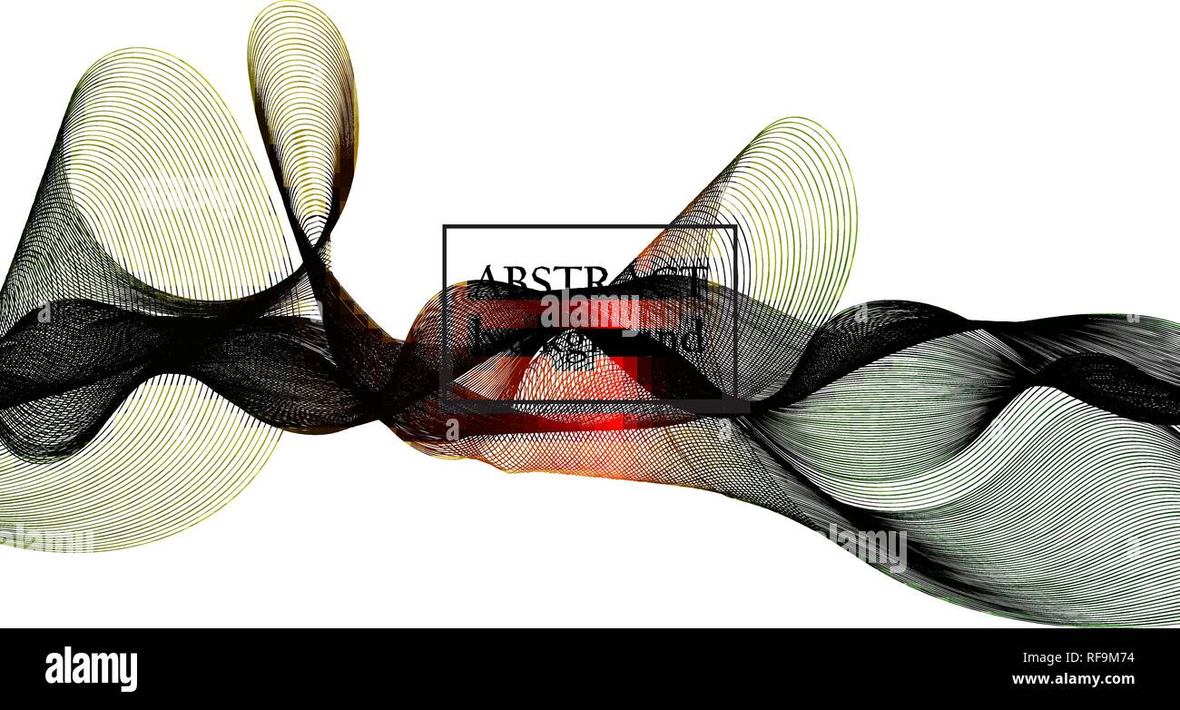 Flow shapes design. Liquid wave background. Abstract 3d flow shape ...