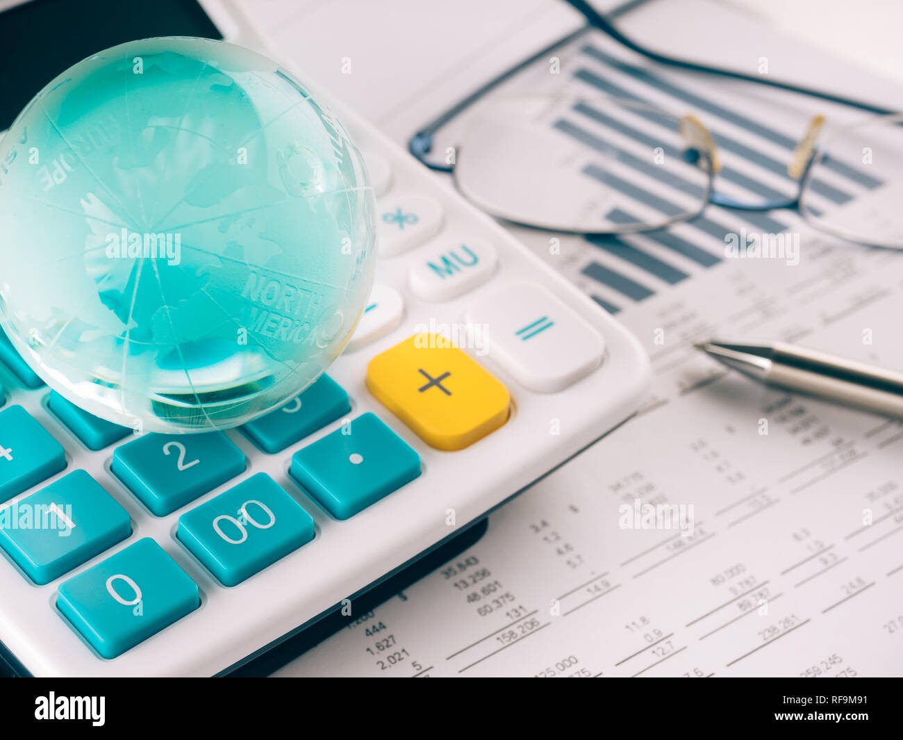 Stock Market Finance Account Report Stock Photo - Alamy
