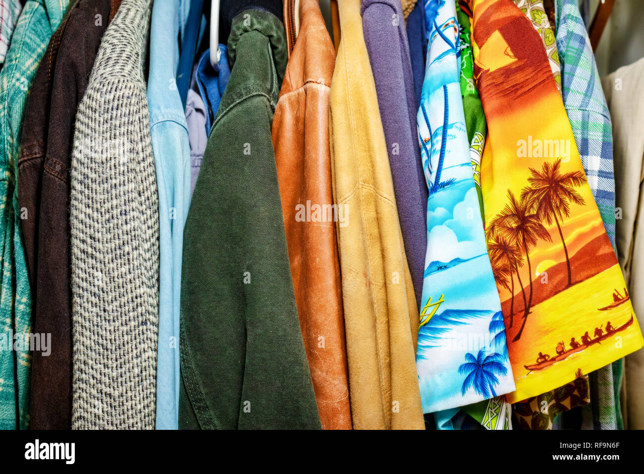 mixed clothes from the last 30 years Stock Photo - Alamy