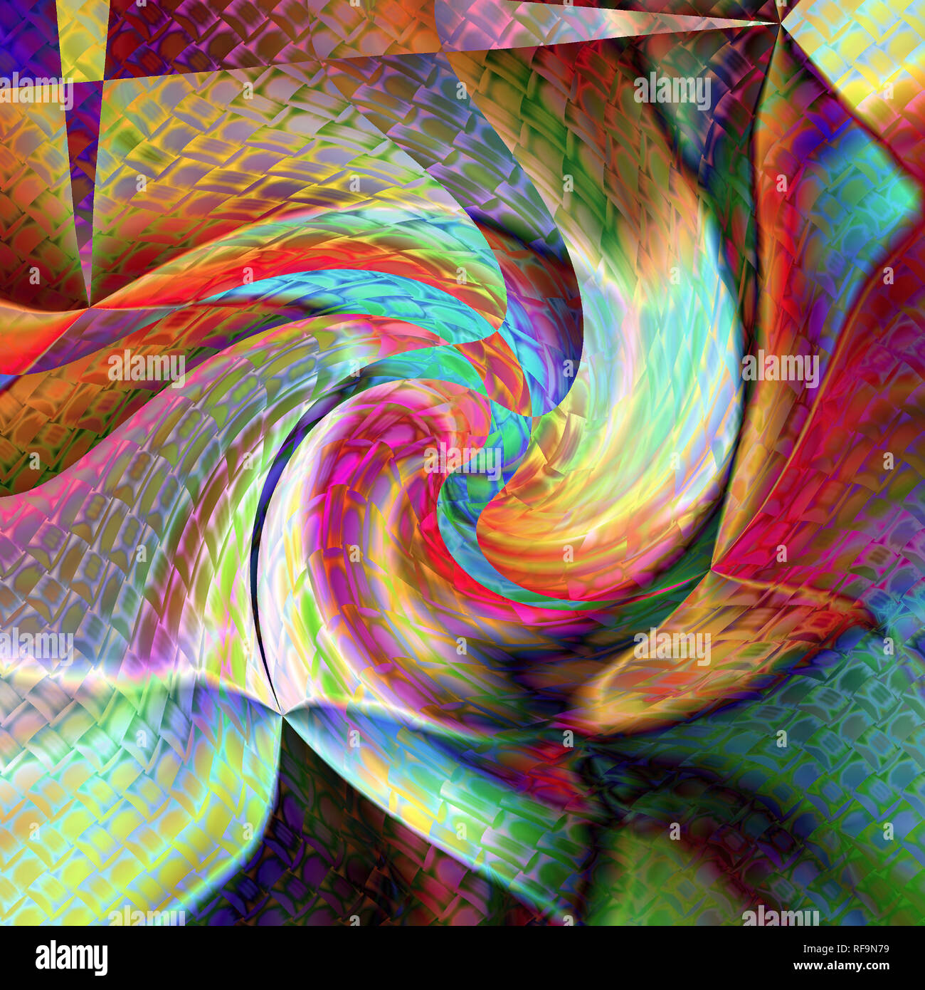 Abstract coloring background of the gradient with visual wave,twirl and ...